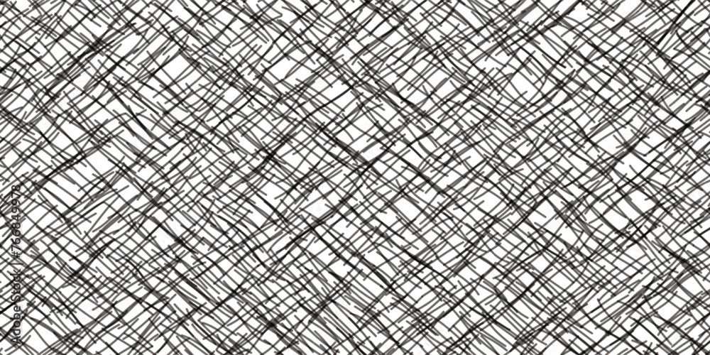 Black and white overlay seamless crosshatch pattern. Diagonal ...