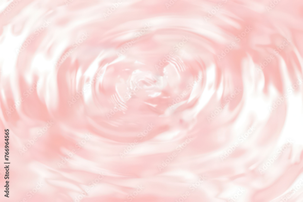 Pink water ripple texture background. 3d rendered rounded ripples on ...