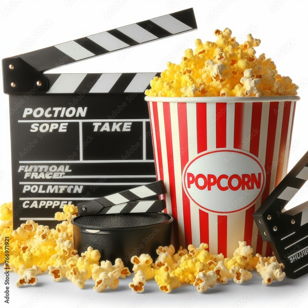 An array of movie night essentials is laid out, including a ...
