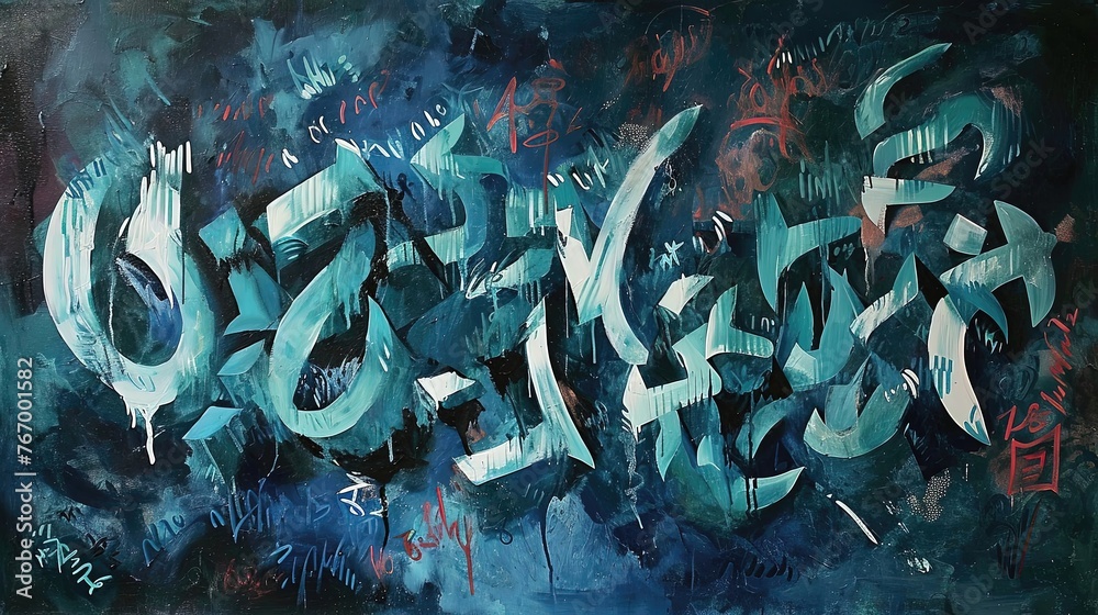 graffiti illustration of grungy noise concrete texture contemporary ...