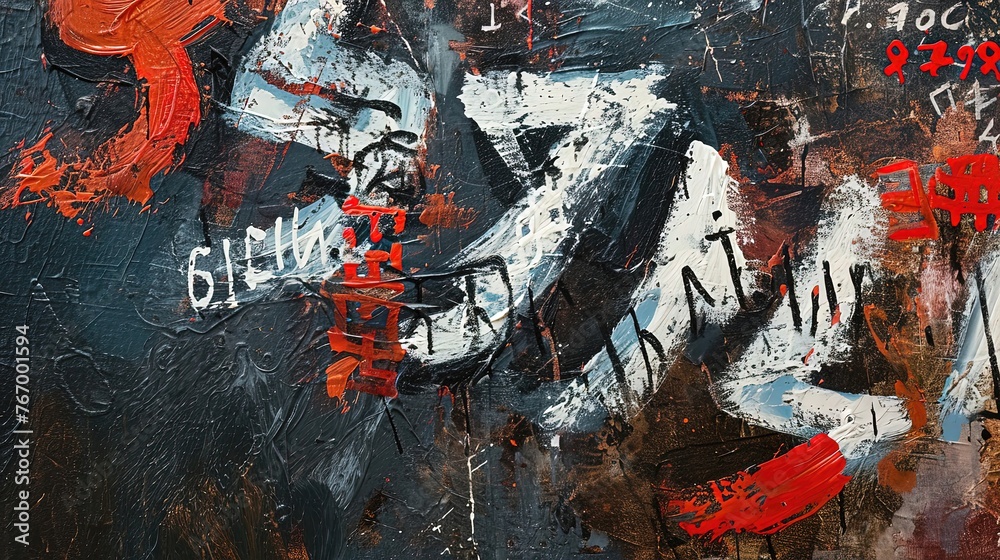 graffiti illustration of grungy noise concrete texture contemporary ...