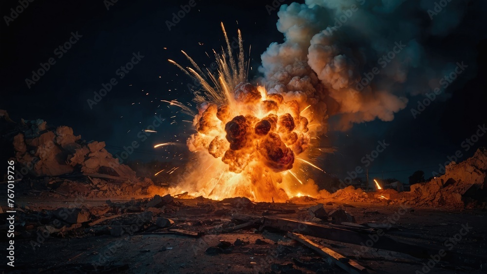 Fire in the fireplace, explosion wallpaper, fire explosion wallpaper ...