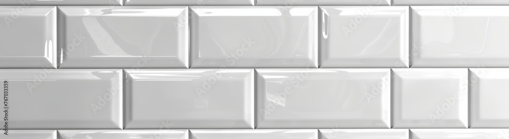 White ceramic tile background, seamless pattern with white bricks ...