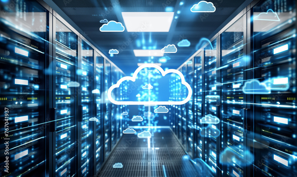 Cloud Computing Integration in Modern Data Center Infrastructure Stock ...