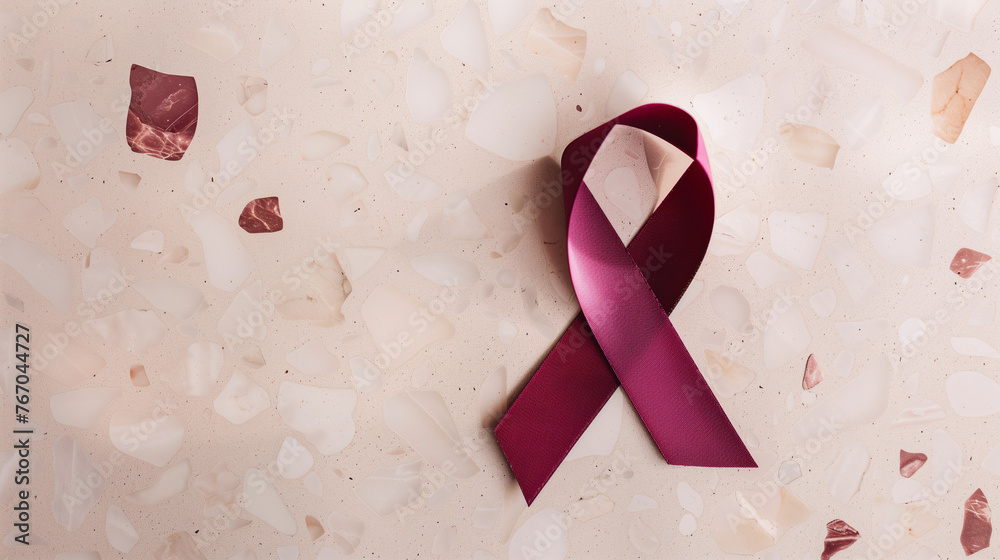 burgundy cancer ribbon simple background support multiple myeloma ...