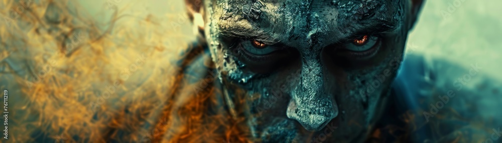 The haunting specter of a killer, part-human, part-fiend, a chilling ...