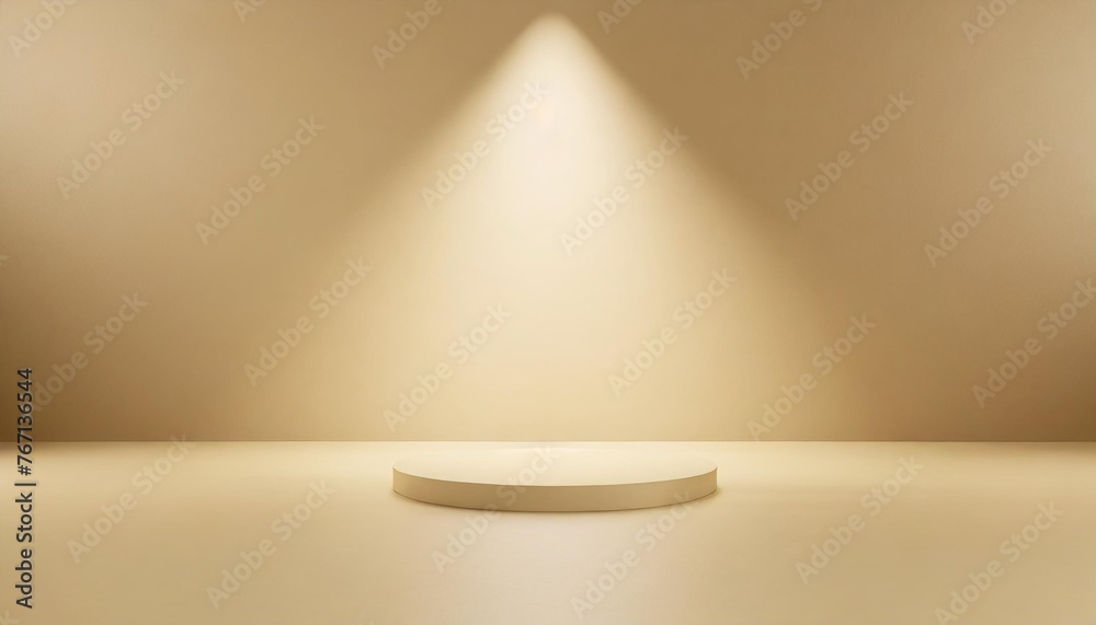 studio template and empty room backdrops on simple background with ...