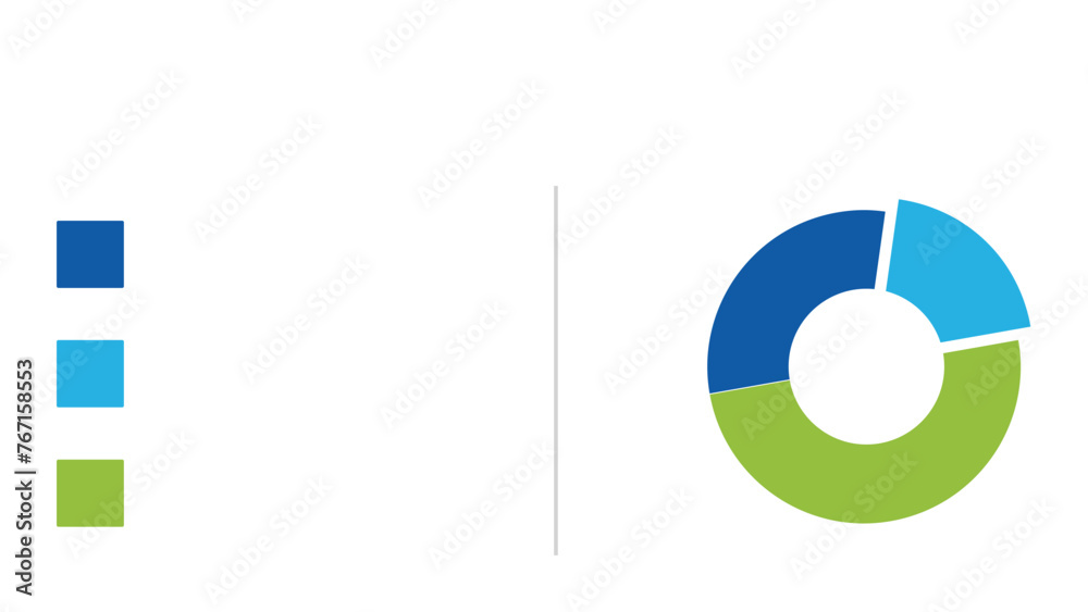 Pie Chart infographic presentation layout fully editable. Stock Vector ...