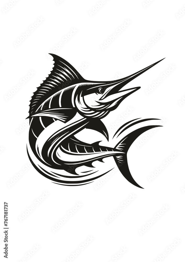 Marlin SVG PNG, Marlin fish svg, Marlin Clipart, Marlin Cutfile for ...
