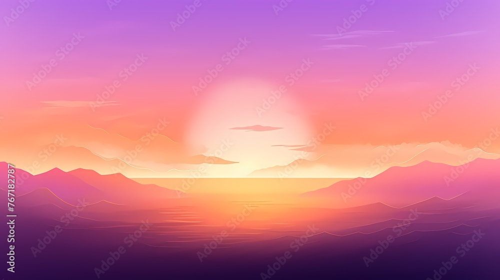 Explore a sunrise gradient background ablaze with vitality, where ...