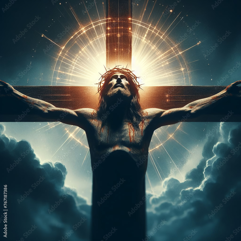 Photo & Art Print Jesus crucified, geunbong