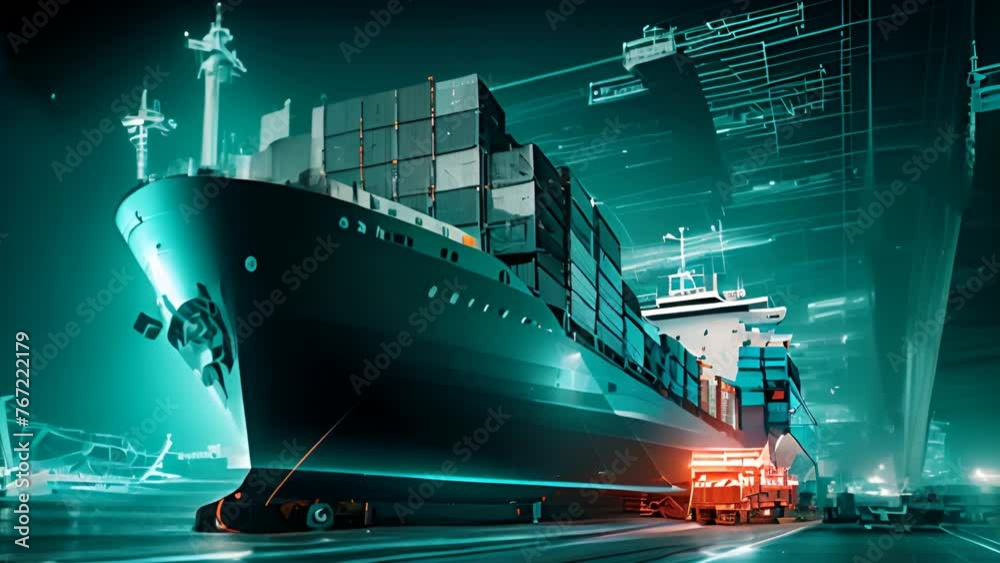 Transportation and logistic network distribution ai digital future ...