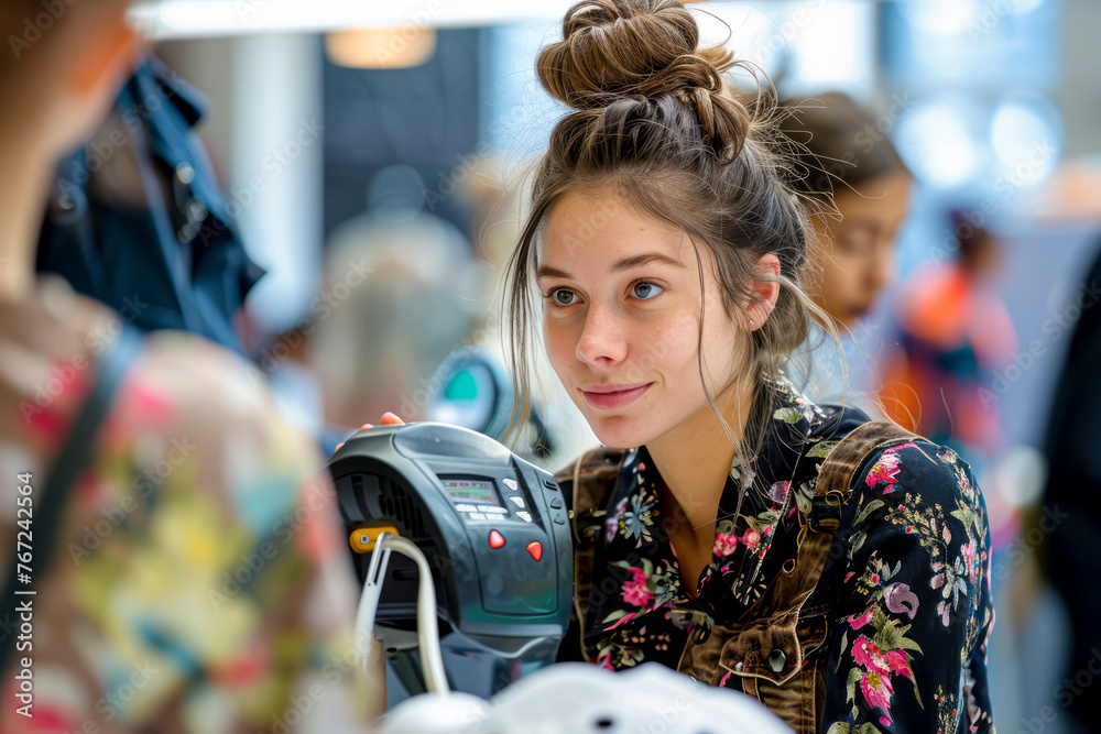 Fashion student capturing models with meter: A creative perspective ...