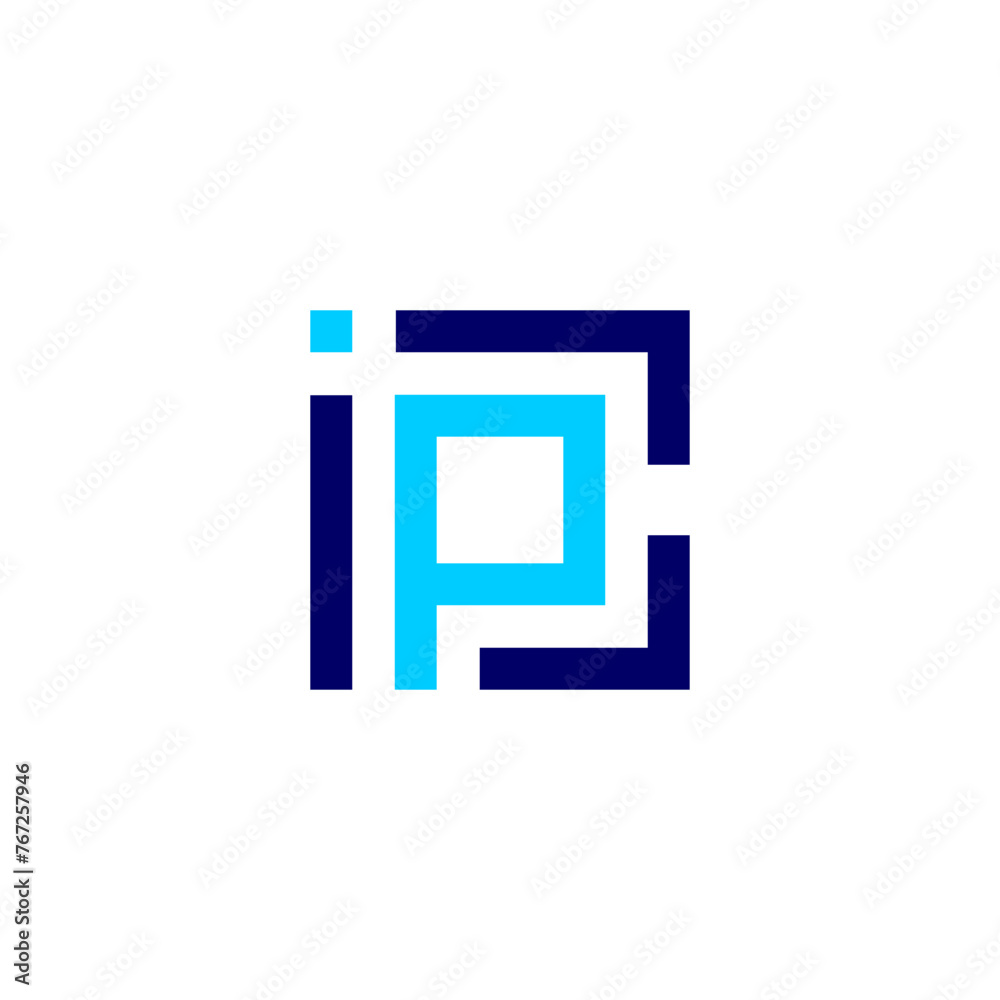 Letter ICP logo design vector,editable eps 10 Stock Vector | Adobe Stock