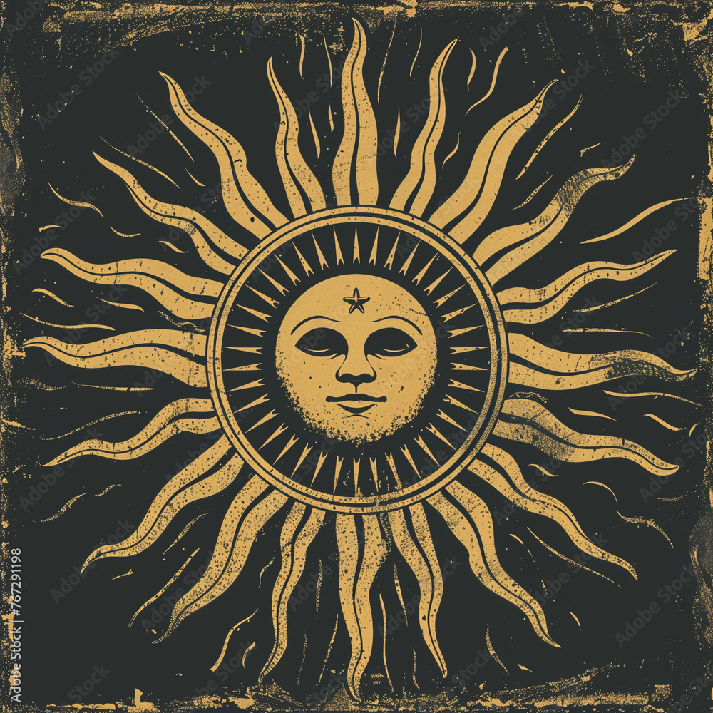 illustration set of moon phases. Different stages of moonlight activity ...