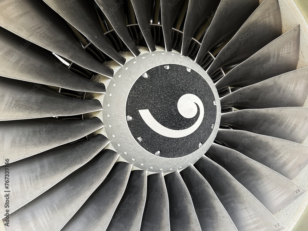 Boeing 737-800 CFM International CFM56 Jet Engine Stock Photo | Adobe Stock