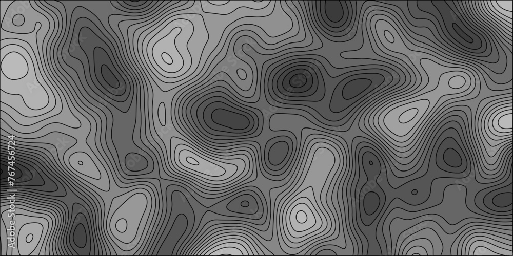 Topographic map background geographic line map with elevation ...