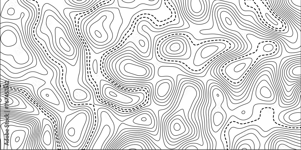 Topographic map background geographic line map with elevation ...