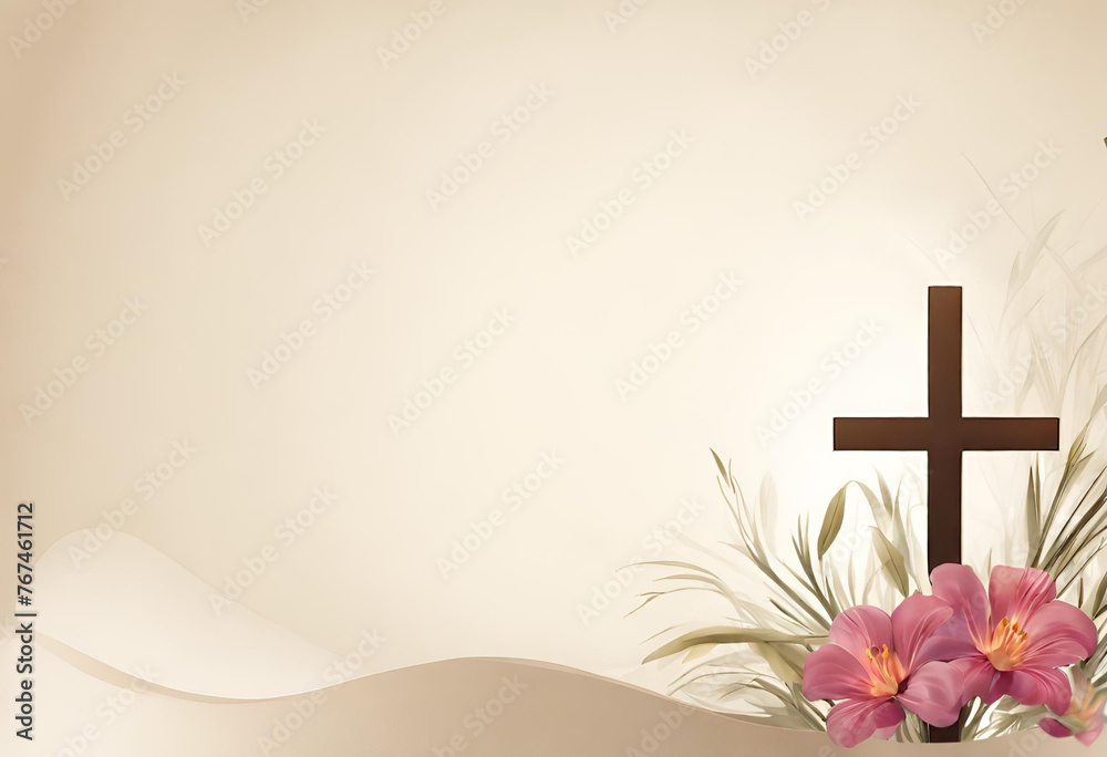 Celebrate Easter with a vibrant floral background! Perfect for your ...