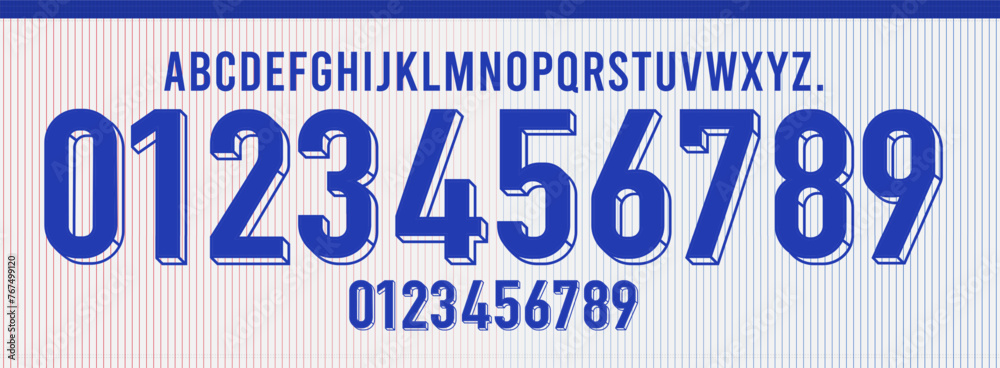 Poster new font vector team Europe national team 2024, kit sport style ...