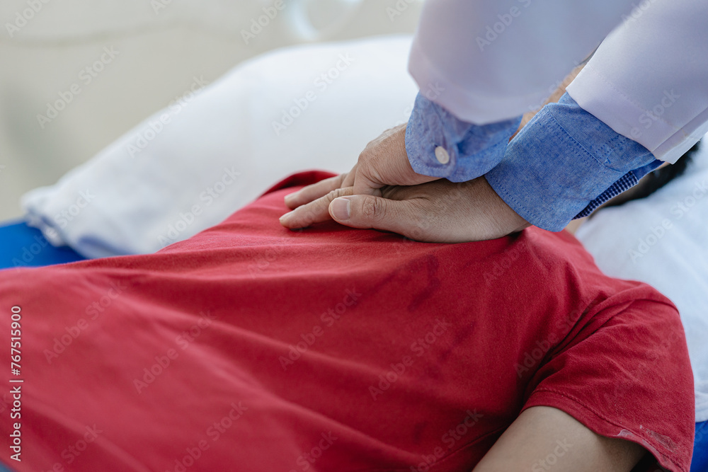 Emergency First Aid CPR for a Man Having a Heart Attack or Shock Part ...