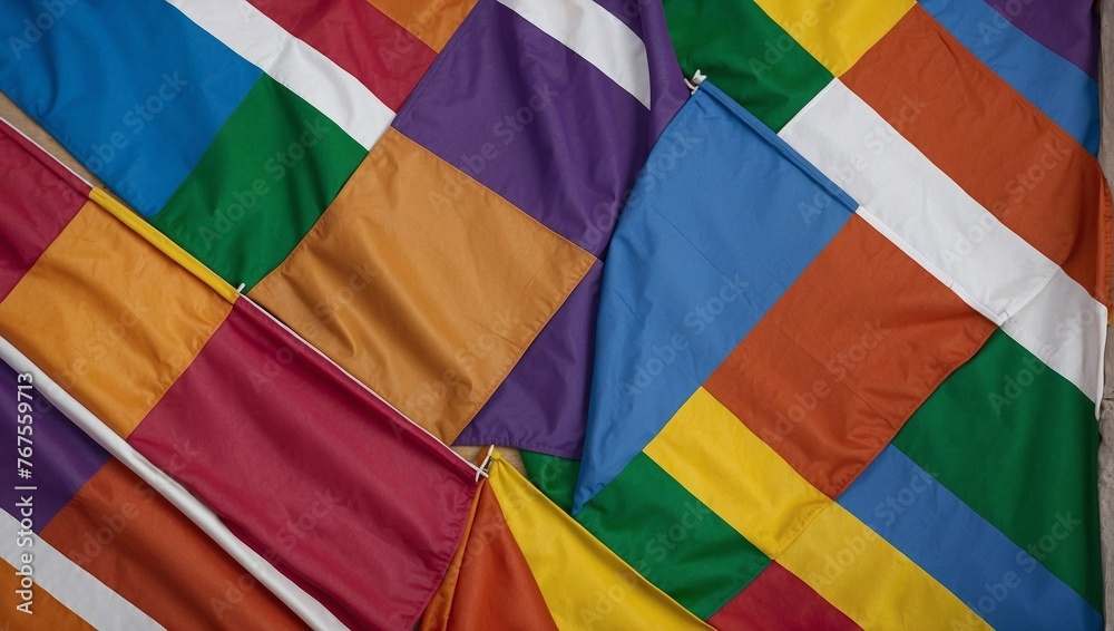 Intersectional Pride:This image could feature multiple pride flags ...