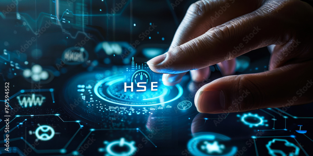 Conceptual image depicting icons for various safety and management ...