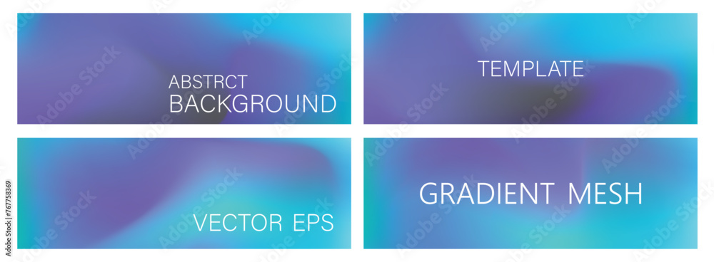 Vetor do Stock: Set of vector gradients in pastel colors. For covers ...