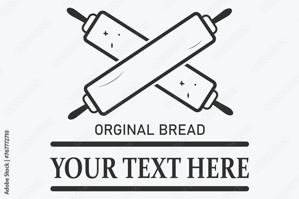 Bakery Monogram Vector, Elegant Bakery Emblem Collection, Style Bakery ...