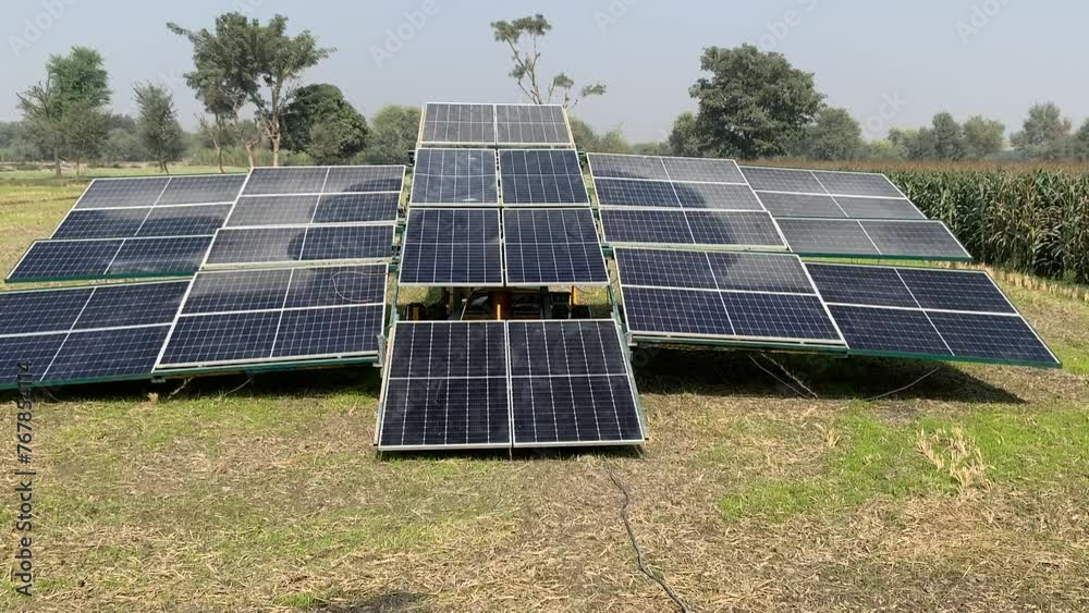 Solar plates panel.Huge plates of solar energy power.Solar panel in a ...