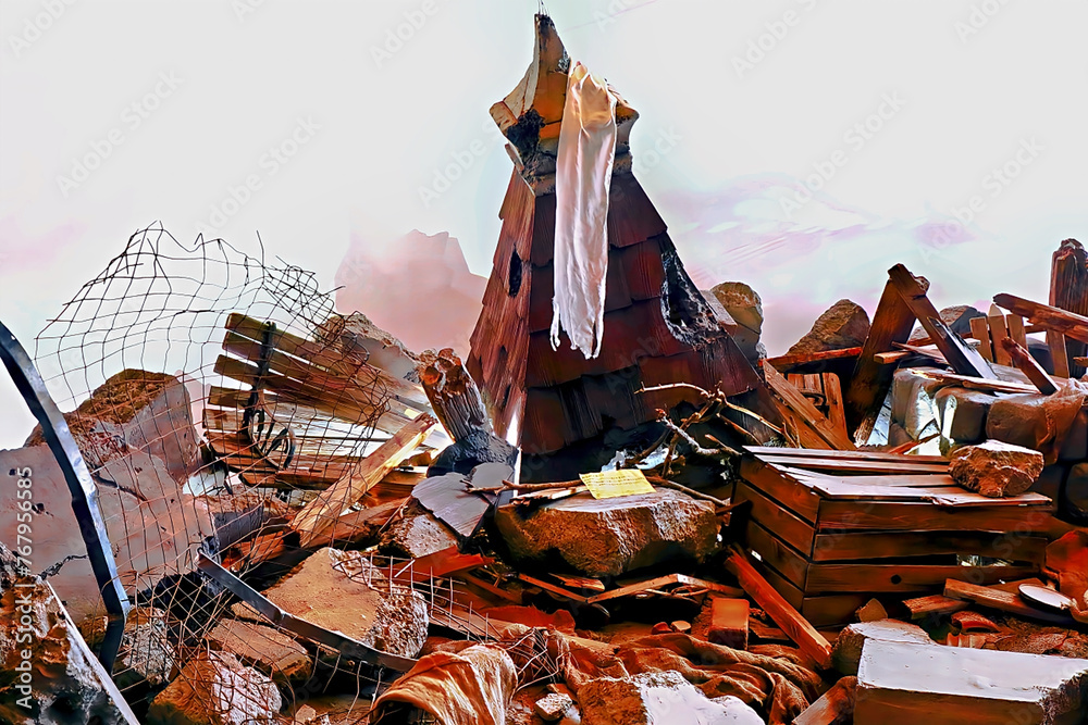 進撃の巨人 Numerous exhibits at the "Attack on Titan Exhibition"(Shingeki no ...