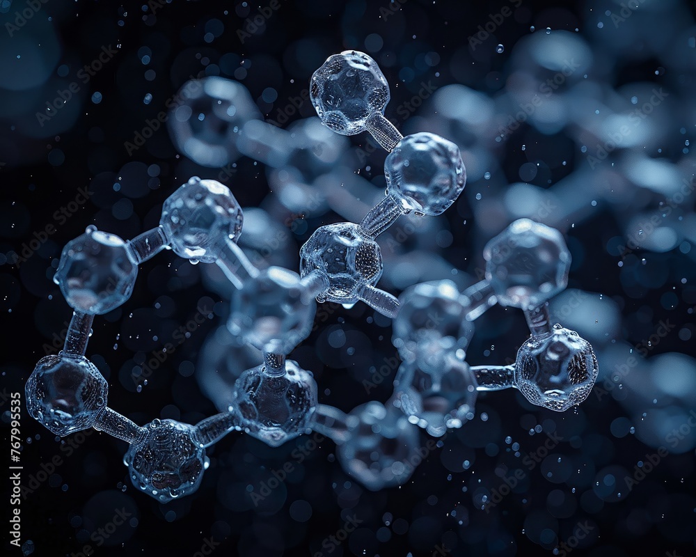 Graphic breakdown of the molecular structure of chemicals responsible ...