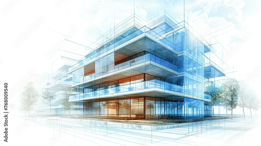Design concept of a smart building. Engineering of smart building's ...