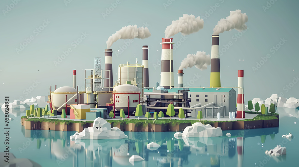 Animated sequence showing the lifecycle of a product from raw material ...