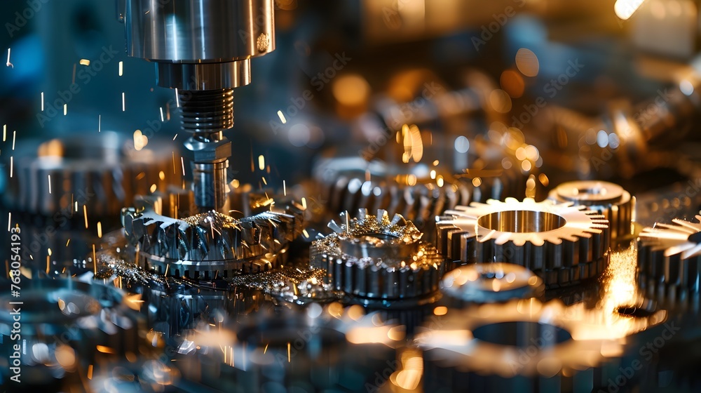 Intricate machining of metal gears - Precision engineering at its ...