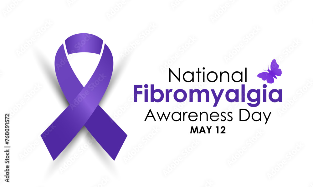 International Fibromyalgia Awareness Day, May 12. Vector illustration ...