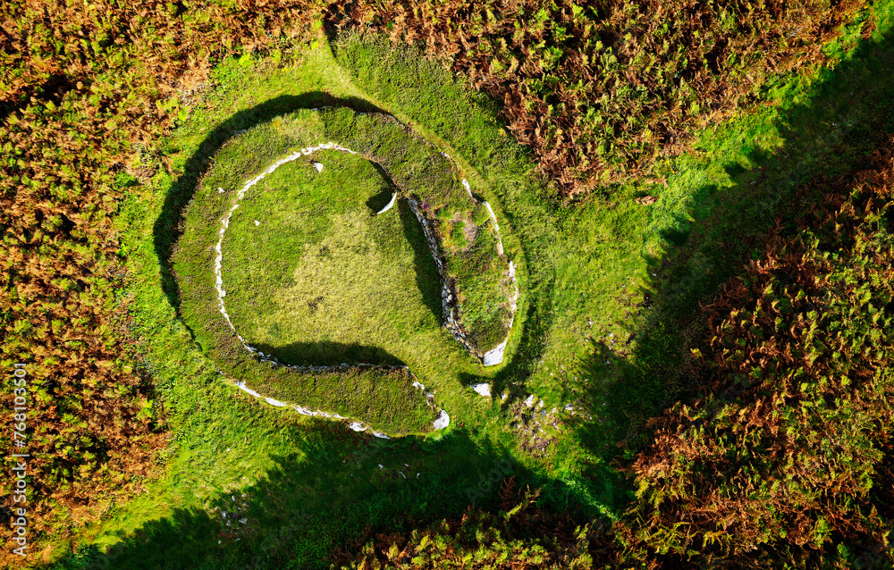 Holyhead Mountain Ty Mawr Hut Circles. Prehistoric stone house ...