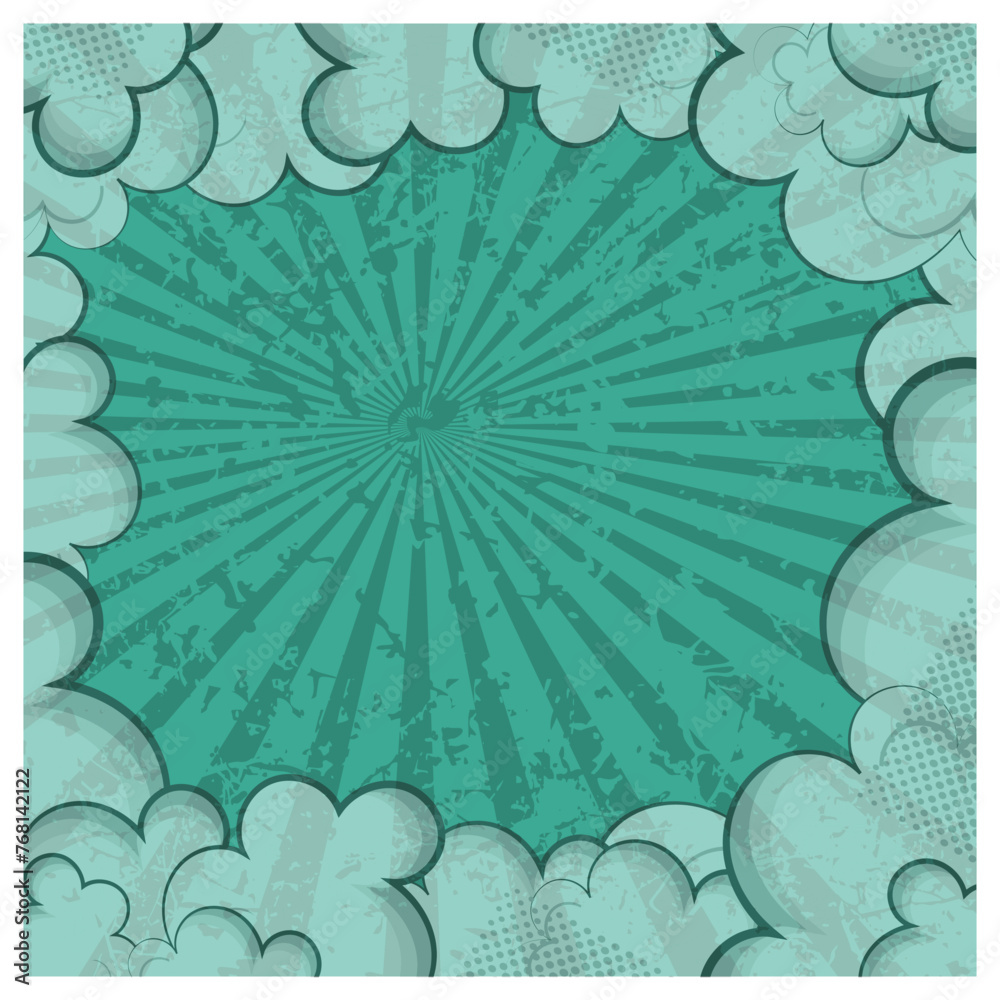 Vintage background in comic style. Pin-up base with elements of aging ...