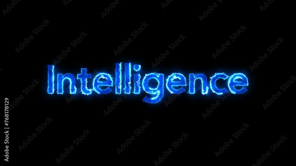 Animated Motivational Title with Electricity Effect for Presentations ...