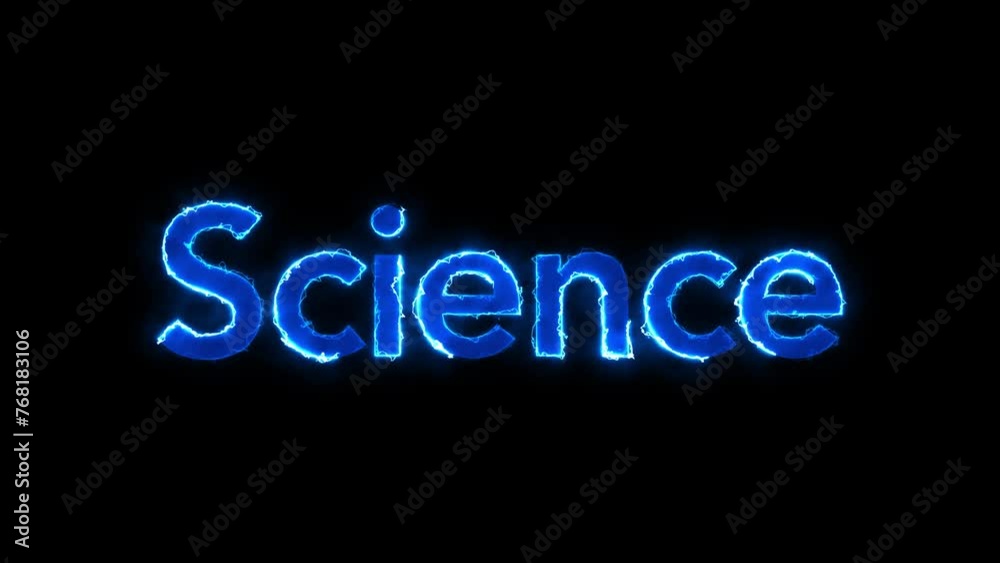 Animated Motivational Title with Electricity Effect for Presentations ...