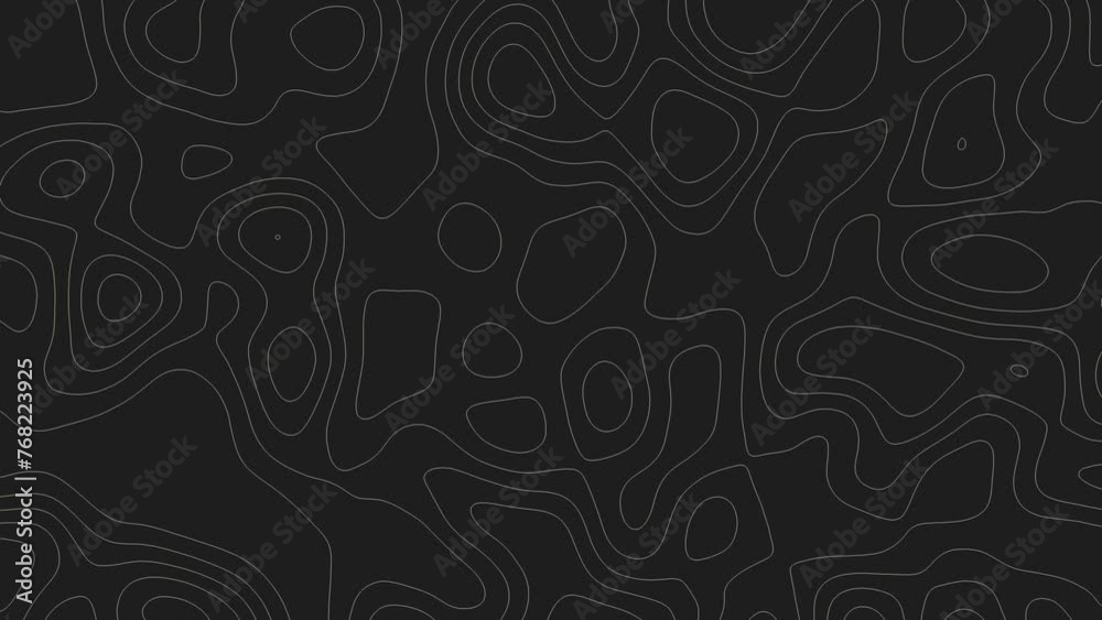 Grey outline topographic contour map abstract tech motion graphic ... Grey outline topographic contour map abstract tech motion graphic ...