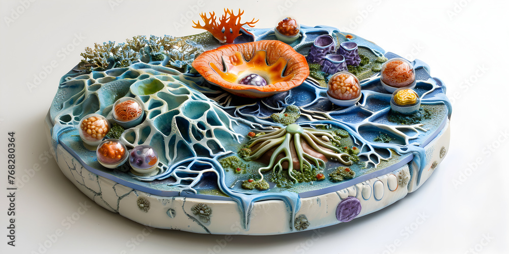 Foto de Exploring the Human Cell: A Comprehensive 3D Model of ...