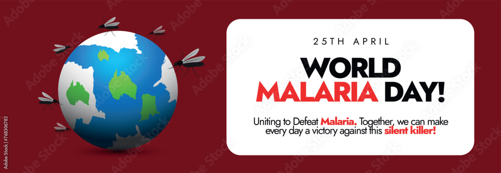 World Malaria day. 25th April World Malaria day celebration cover ...
