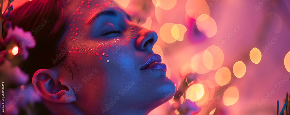 Acupuncture, holistic balance, wellness sanctuary, a serene spa with ...