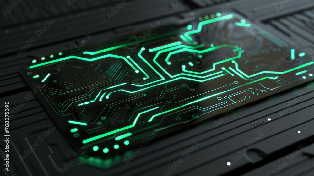 Blank mockup of a matte black license plate with a futuristic font and ...