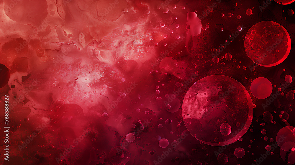 Red Blood Cells and Plasma Abstract . This image is an artistic ...