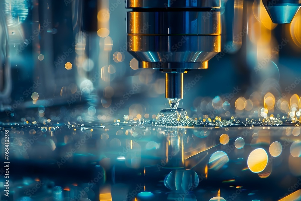 Placing a Silicon Crystal onto a Substrate in Semiconductor Packaging ...