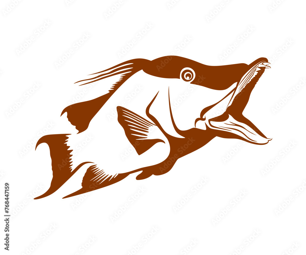 Hogfish Logo Decal. A unique and Fresh Hog fish lineart. great to use ...