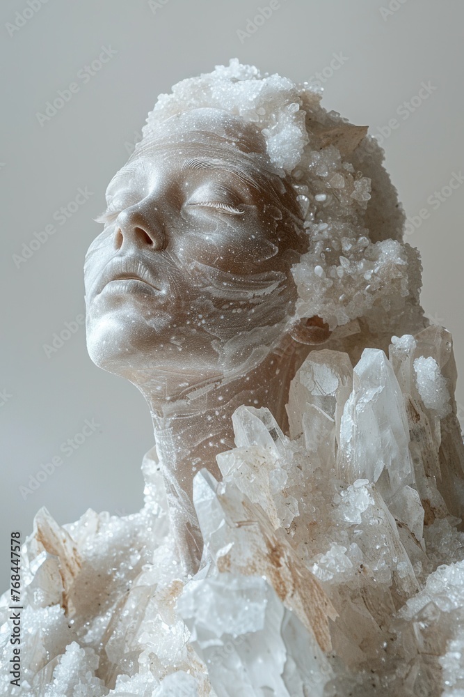 Lot's wife looked back and became a pillar of salt. Bible story. Stock ...