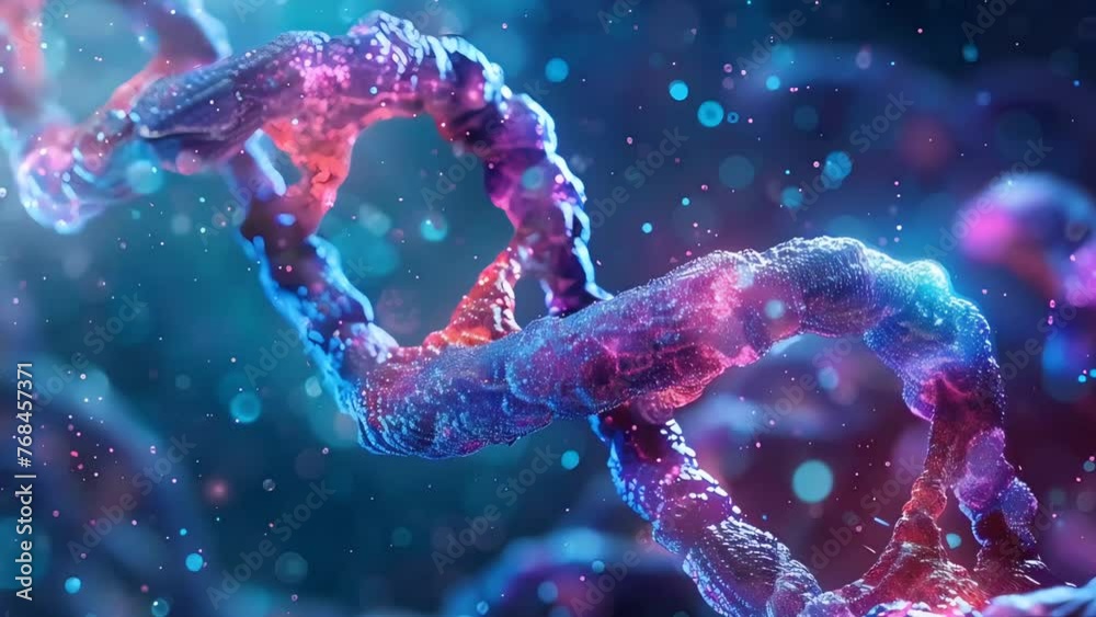 Explore the microscopic world of DNA and its intricate structure ...